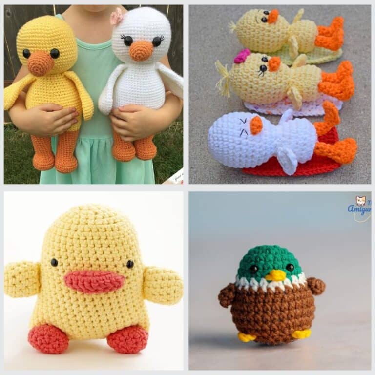 30+ Cute Crochet Duck Amigurumi - Free Patterns - Zamiguz