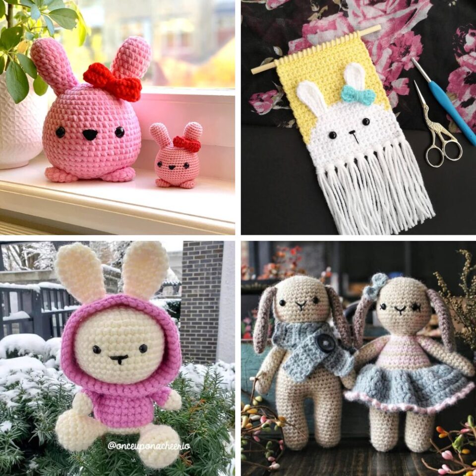 40+ Crochet Bunny Patterns | All FREE - Zamiguz