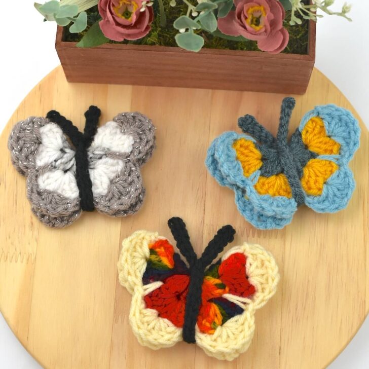 Free Crochet Butterfly Pattern - Zamiguz Handmade Creations