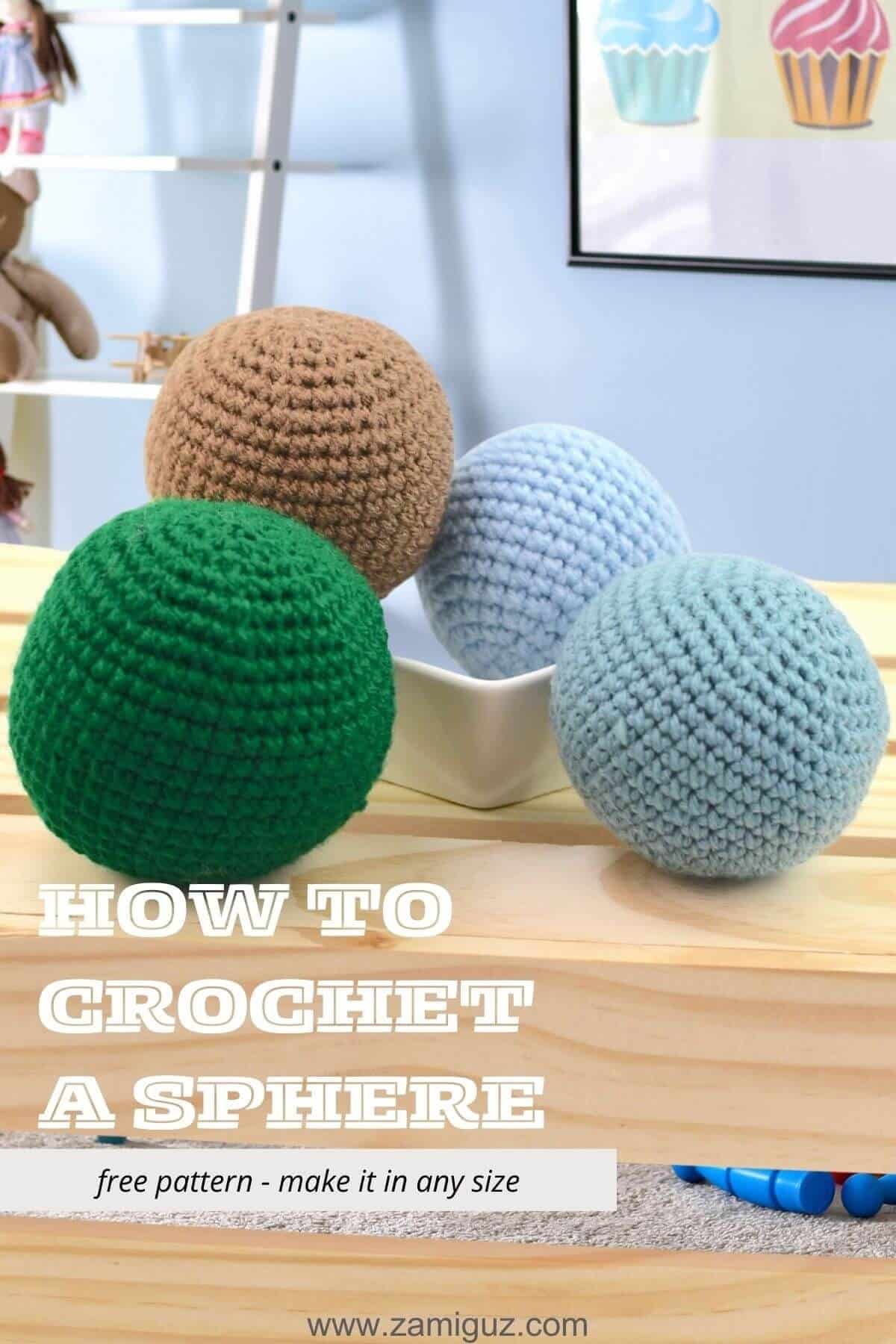 Make a Crochet Sphere of Any Size | Free Tutorial - Zamiguz