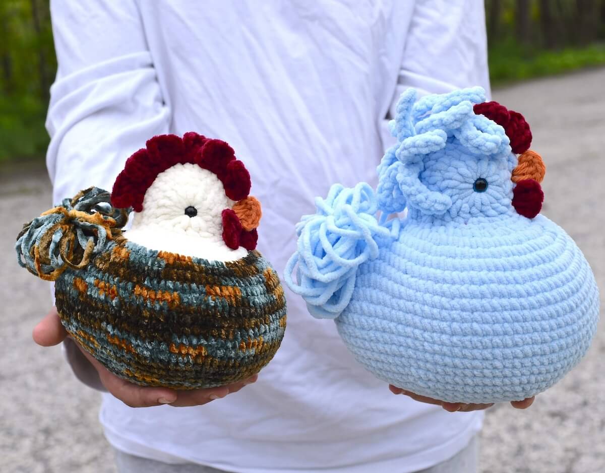 No-Sew Free Crochet Chicken Pattern | Zamiguz Handmade