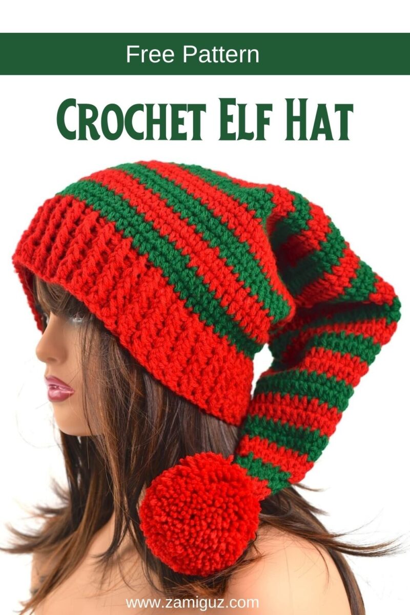 Fun and Festive Crochet Elf Hat - Zamiguz