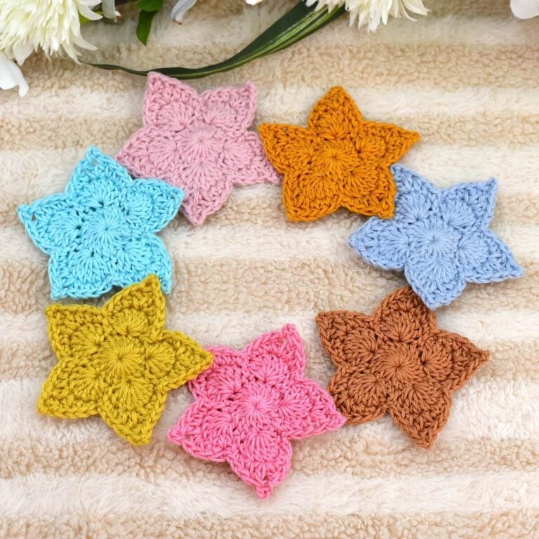 Free Crochet Star Pattern - Zamiguz Handmade Creations
