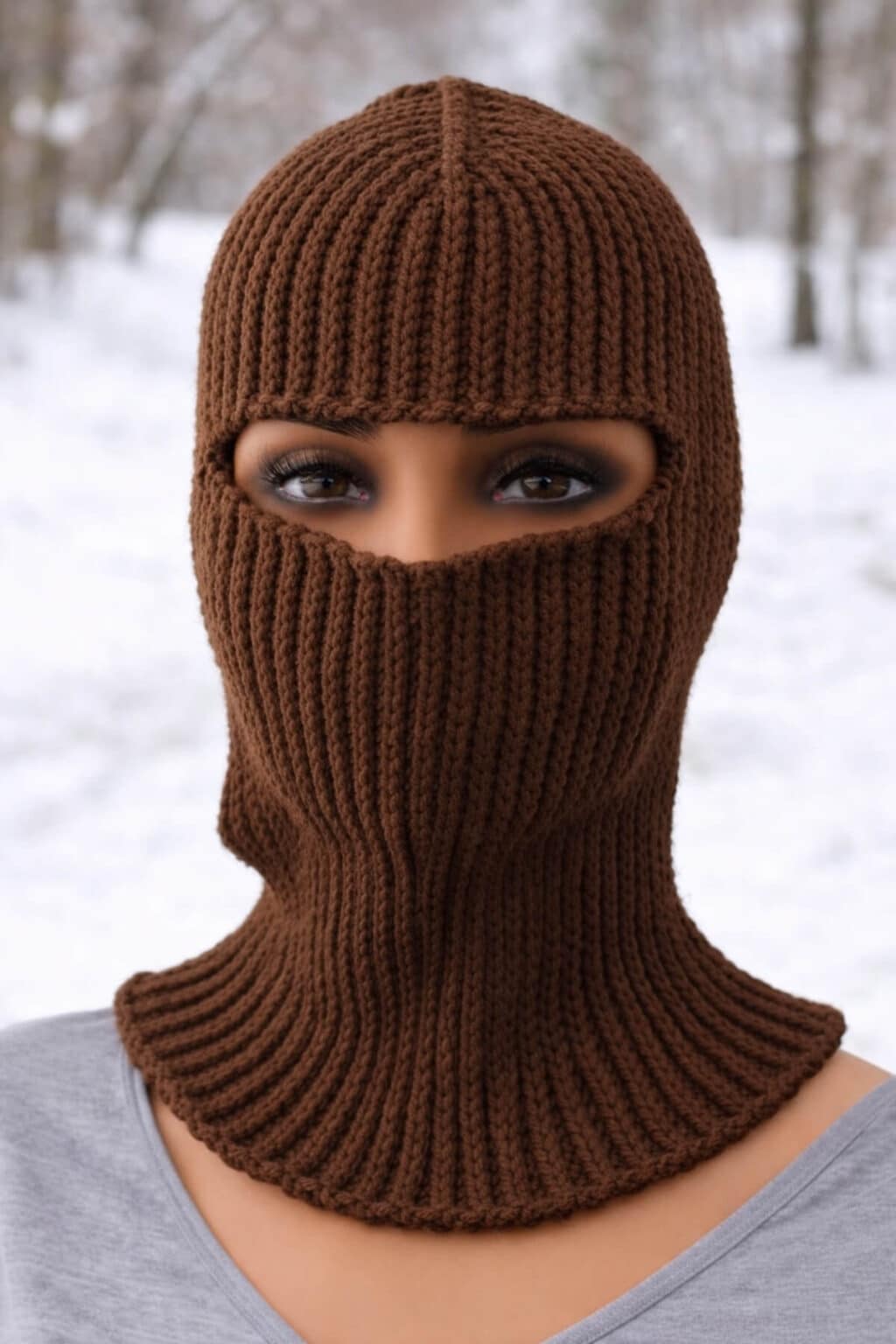 DIY Gorgeous Classic Crochet Balaclava Pattern - Zamiguz